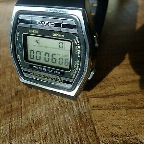 Vintage Casio lcd watch W-21 "Lefty" Marlin module 152 with boxes ...