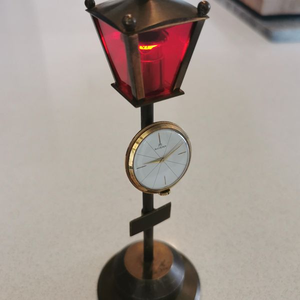 [WTS] Bucherer lamp post desk clock | WatchCharts Marketplace