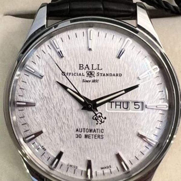 BALL Automatic Watch NM2080D-LJ-SL Trainmaster Eternity with Black ...