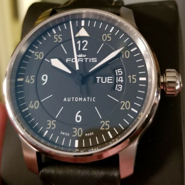 Fortis Cockpit One Automatic Men's Watch Ref. 704.21.18 L.01 ...