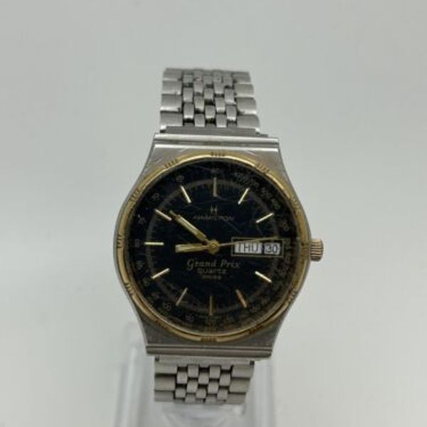 Rare Hamilton Grand Prix Quartz Swiss - New Battery | WatchCharts ...