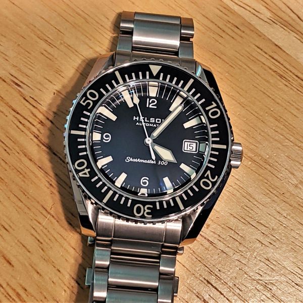 FS: Helson Sharkmaster 300 Date -- ETA 2824 | WatchCharts Marketplace