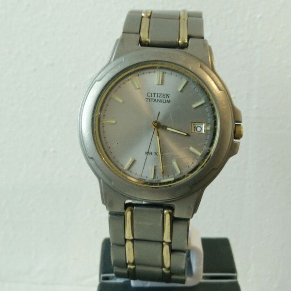 Citizen Titanium WR100 5510-H11194 Quartz Men's Watch | WatchCharts ...