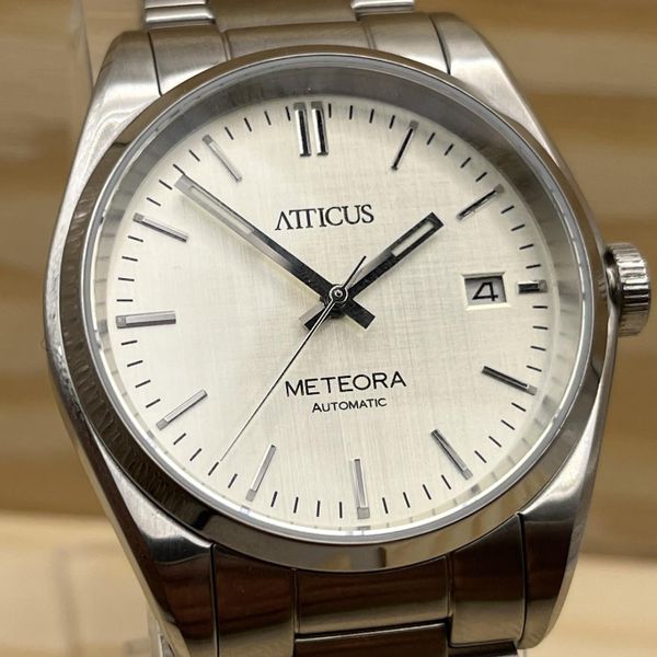 [WTS] Atticus Meteora w/ date | slim 38mm case | awesome linen dial ...