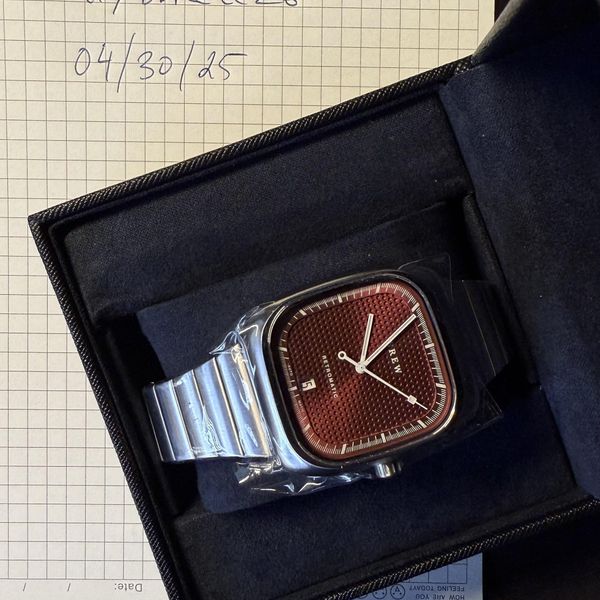 [WTS] Brew retromatic burgundy, new | WatchCharts Marketplace