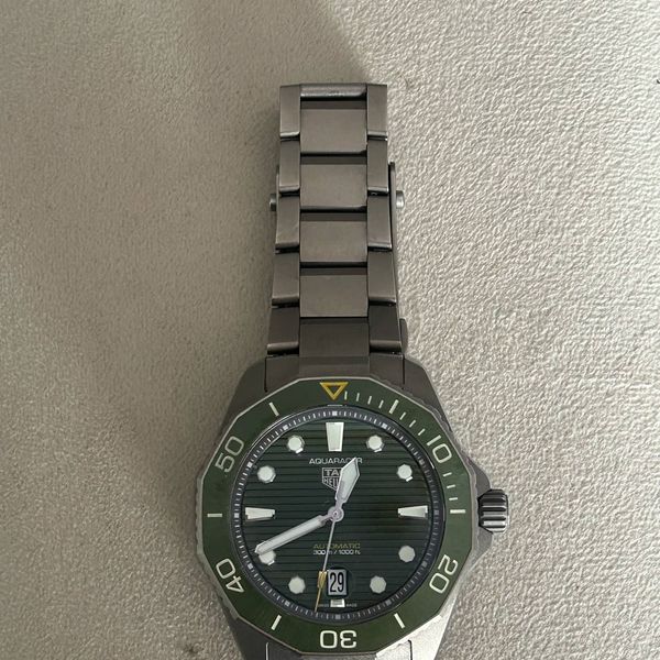 [WTS] Tag Heuer Aquaracer Pro 300m Titanium Green WBP208B.BF0631, Box ...