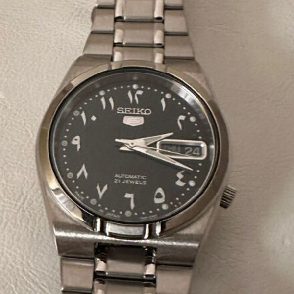 Seiko 5 Sports Men's Black Watch - SNK063J5 | WatchCharts Marketplace