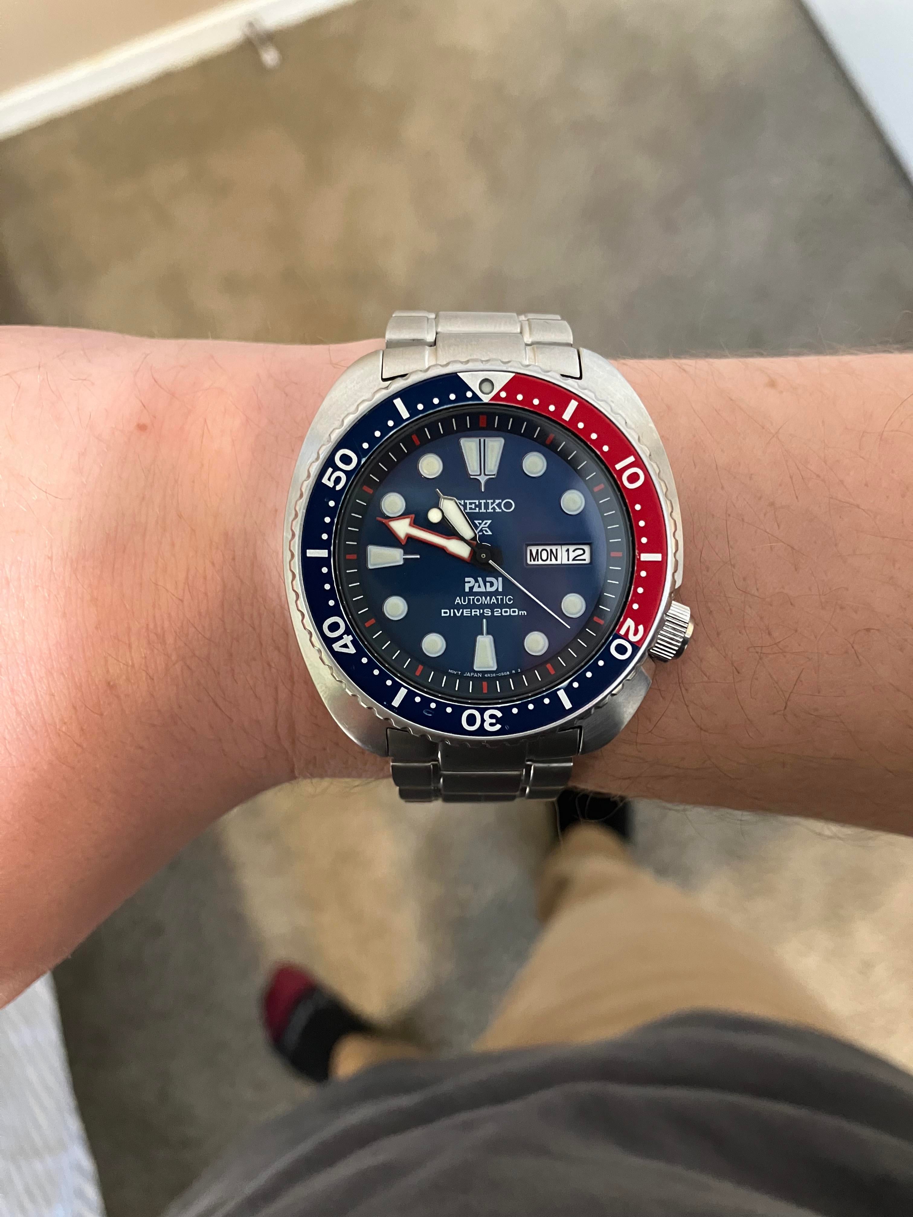 [WTS] SEIKO PADI TURTLE SRPE99 ($195 SHIPPED) | WatchCharts