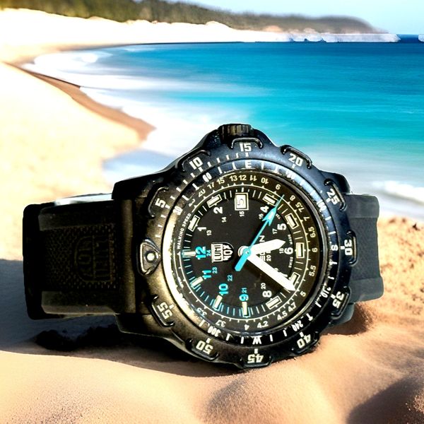 Luminox XL.8823.KM Recon Point Man-Land Navigation Watch. Rare Blue ...