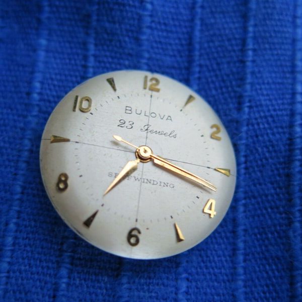 Vintage Bulova 23 Jewels Self Winding Watch Dial 10BPAC Movement No ...