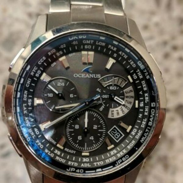 Casio Oceanus Wave Captor OCW-M700 Tidegraph | WatchCharts