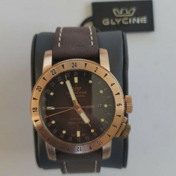 Glycine Airman 44 Horizon GMT Bronze Ref. GL0166 Automatic Watch ...