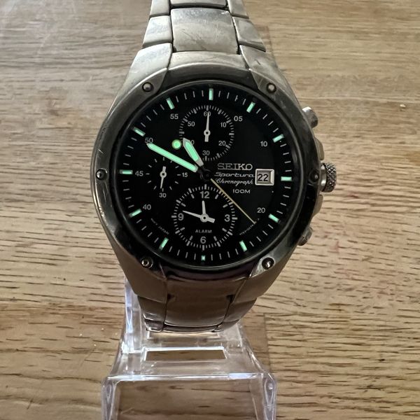 Seiko 7t62 Sportura Chronograph Watch 100M | WatchCharts Marketplace