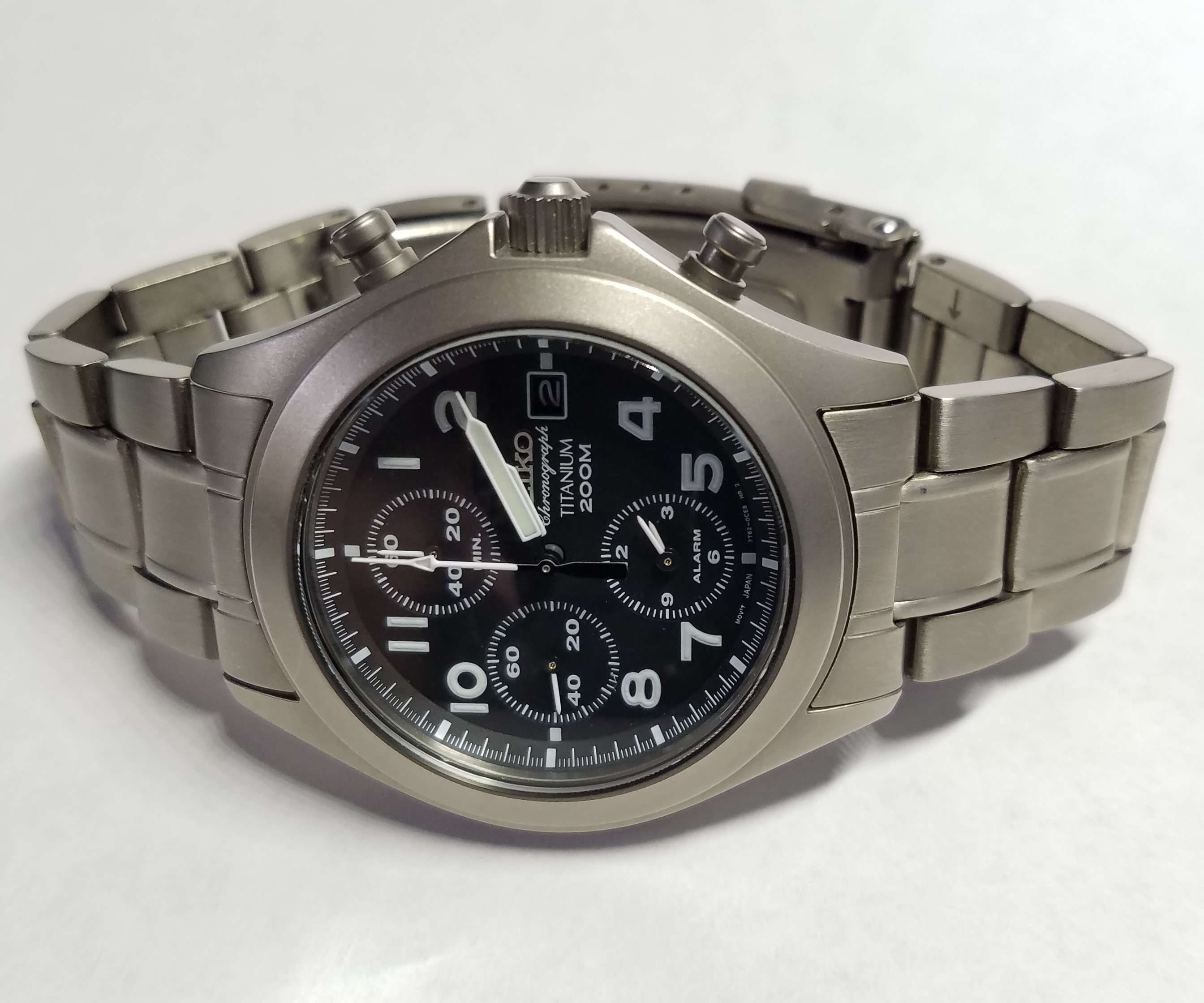 FS: Seiko SNA139 Titanium Military Chronograph | WatchCharts Marketplace