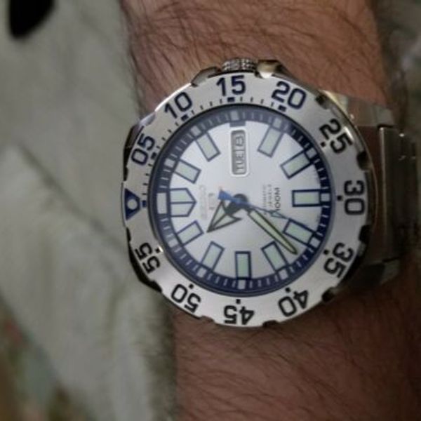 Seiko SRP481K1 5 Sports Watch - Baby Ice Monster | WatchCharts