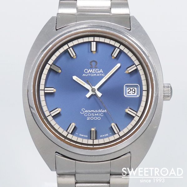 Kawasaki store [Omega] Seamaster Cosmic 2000/Ref.166.130/Made in 1971/w ...