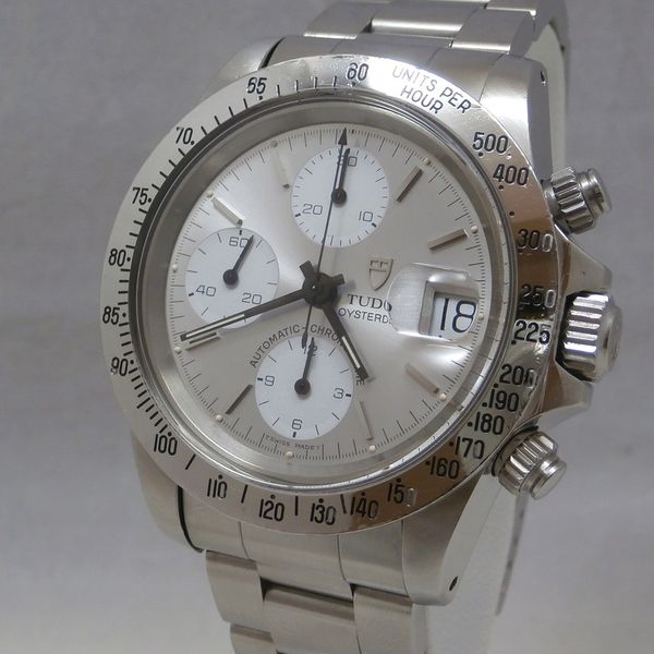 FS: Tudor 79180 "Big Block" Chronograph Silver Dial $3995 Shipped ...