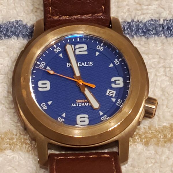 [WTS] Borealis Batial - Bronze, Blue dial, Miyota 9015 | WatchCharts
