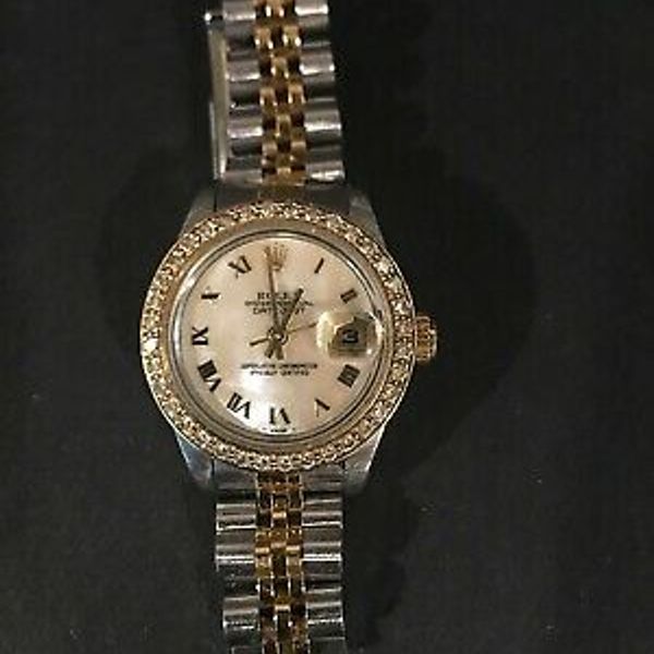 Ladies Rolex Model MDL 69173 18k Yellow Gold & Stainless Steel ...
