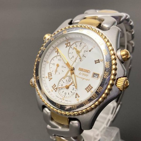 Working SEIKO 1 100 Chronograph Quartz Wristwatch Date | WatchCharts ...
