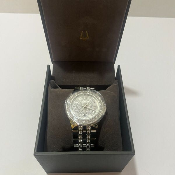 NEW Bulova White Men's Watch - 96B235 | WatchCharts Marketplace