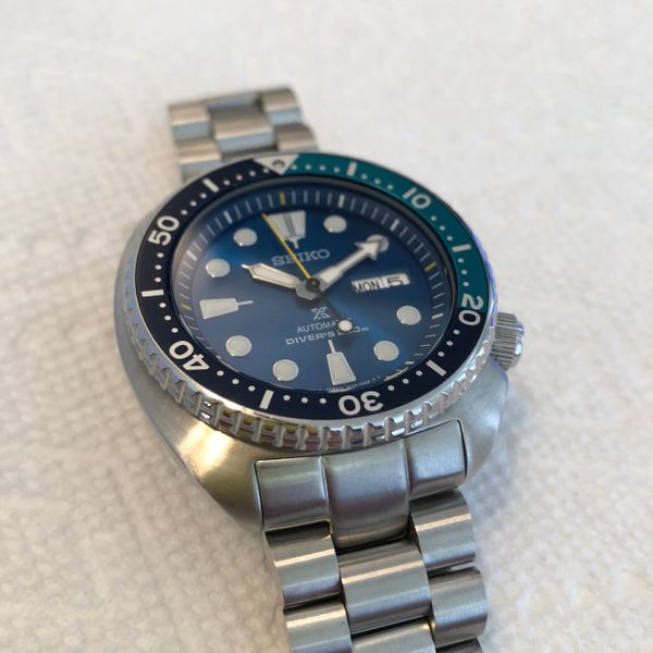 FSO: SEIKO TURTLE BLUE LAGOON FULL KIT W/ EXTRA STRAPCODE BRACELET $450 ...