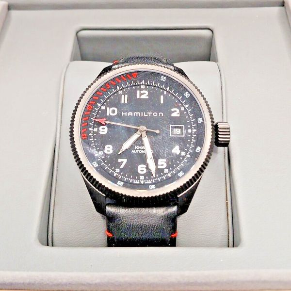 Hamilton H76695733 Khaki Takeoff Air Zermatt Men's Automatic Watch ...