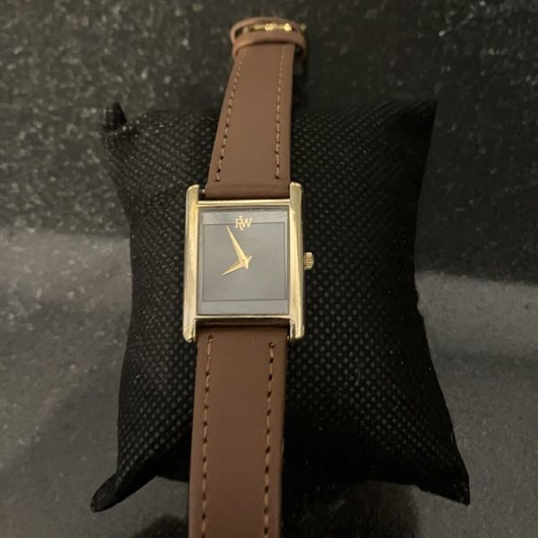 RAYMOND WEIL VINTAGE TANK STYLE QUARTZ 18 Ct GOLD-PLATED WATCH LOVELY ...