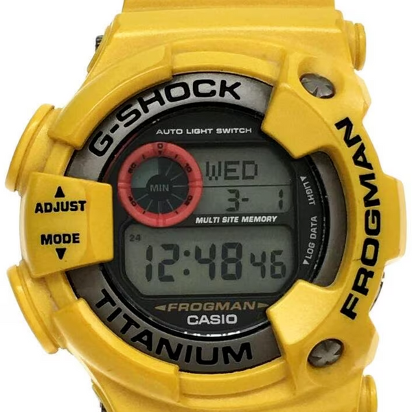 CASIO G-SHOCK FROGMAN DW-9900 Quartz Yellow Frogman Rare From Japan ...
