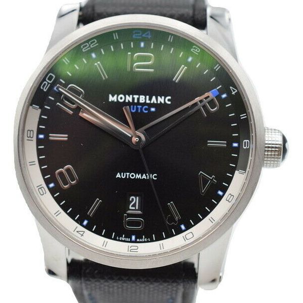 Montblanc Timer Walker Voyager UTC (GMT) Automatic Men's Watch 7255 ...