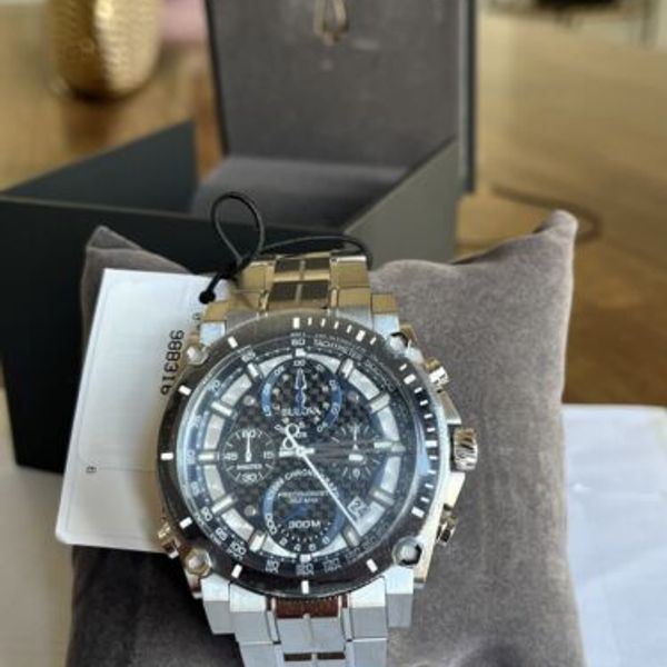 BULOVA Precisionist ICON 262kHz Chronograph Men's Watch - 98B316 MSRP ...