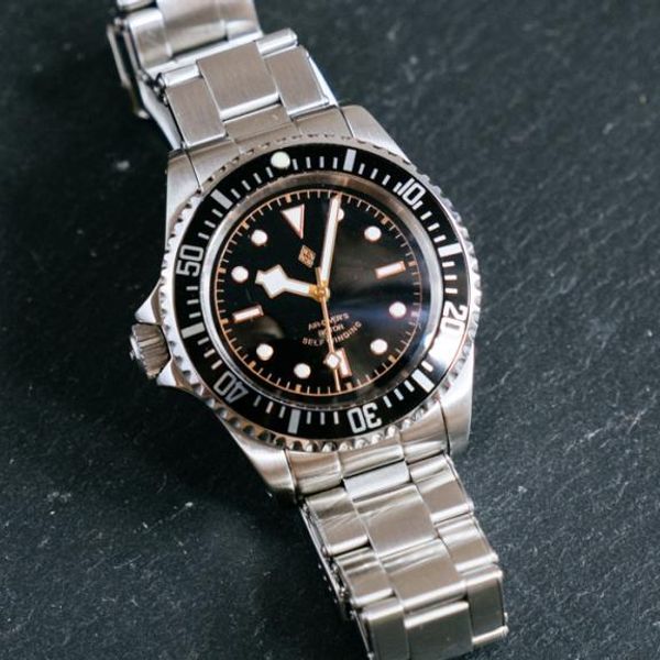 FS: Armida A9 500M diver with Black Bay-style gold snowflake hands and ...