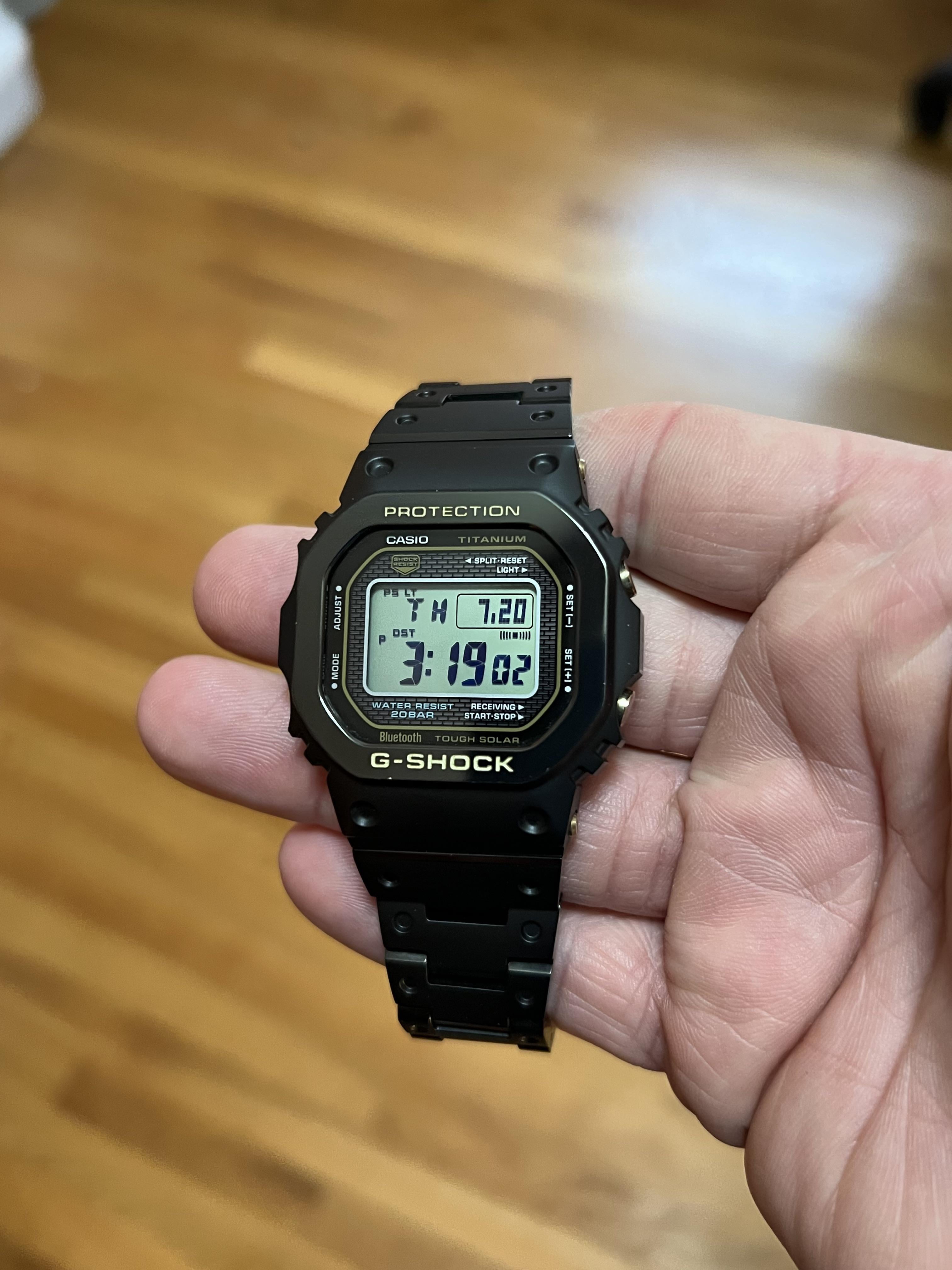 [WTS] Casio G-Shock GMW-B5000TB-1 Titanium Square | WatchCharts