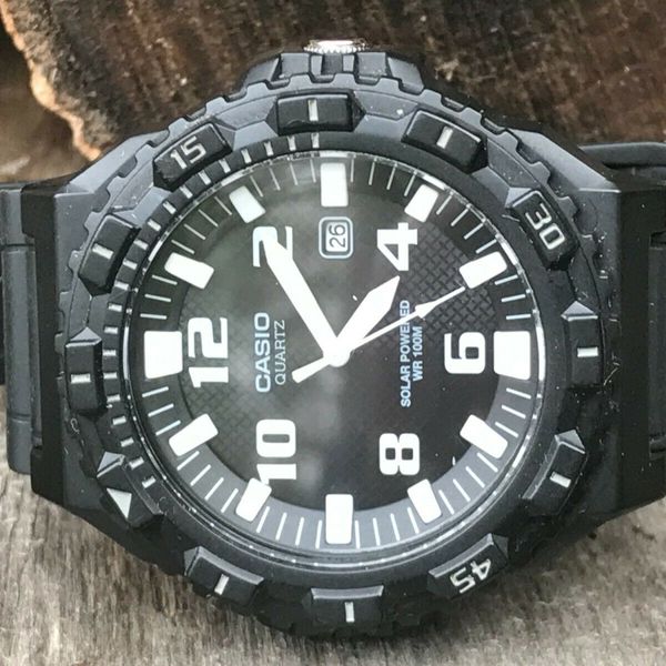 Casio Solar Powered MRW-S300H Watch. Black & White Face. | WatchCharts
