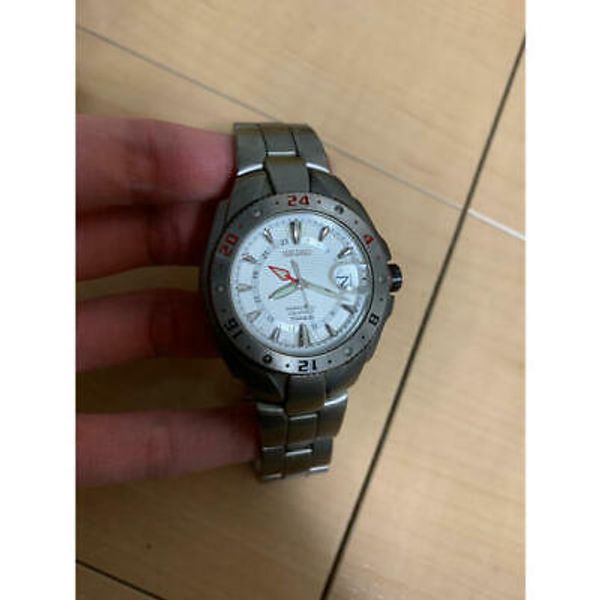 SEIKO Seiko SEIKO Seiko 8F56-0080 Perpetual Calendar Titanium Watch ...