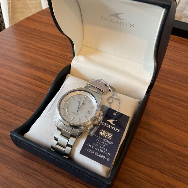 Casio Oceanus - OCW-T150-7AJF - Titanium - New in Box - Never Worn ...