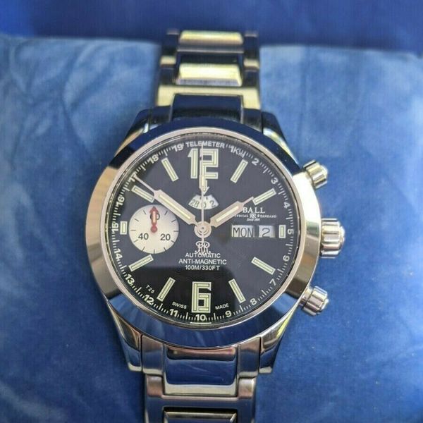 BALL Engineer Master II Telemeter CM1020C-SJ-BK Automatic Men ...
