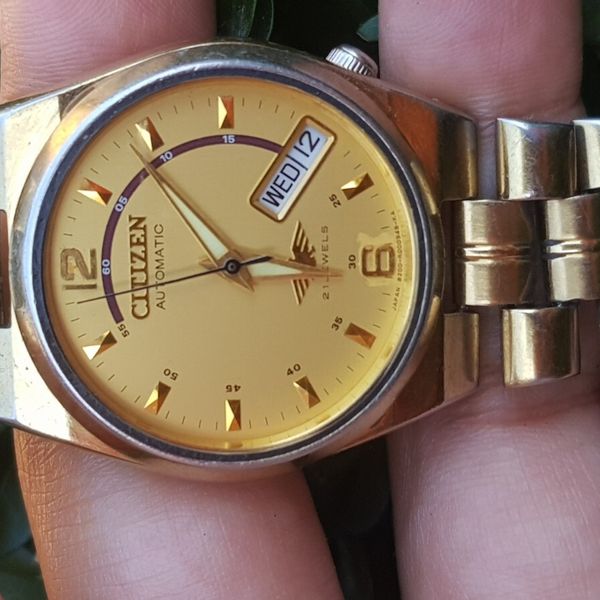 Vintage Citizen Automatic 21 Jewels Gold from Japan day date | WatchCharts Marketplace
