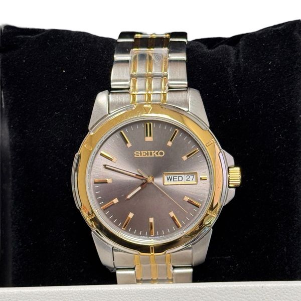 Seiko SUR356 Essentials Quartz Grey Dial Men's Watch | WatchCharts ...