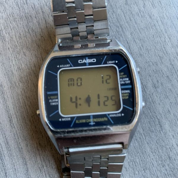 Vintage Digital Casio Watch a201 blue thunder | WatchCharts Marketplace
