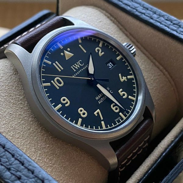 *Very Rare* IWC Pilot Mark XVIII Heritage Titanium Watch IW327006 in ...