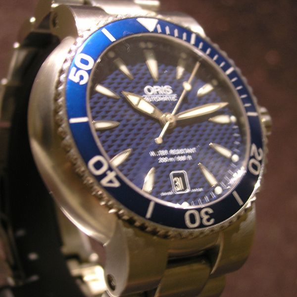 Oris TT1 Blue Diver 7533 | WatchCharts Marketplace