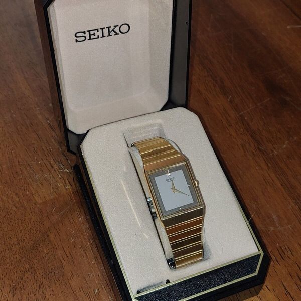 Vintage Seiko Tank Watch Mens | WatchCharts Marketplace