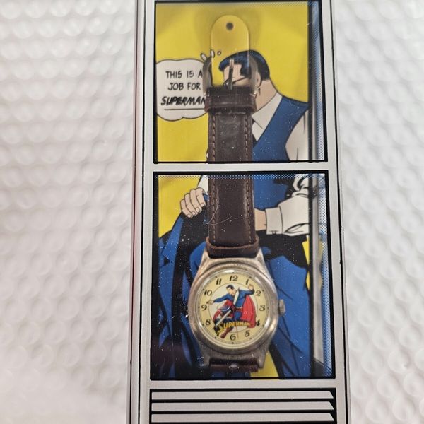 Vintage Superman Collectors Watch! By Fossil | WatchCharts Marketplace