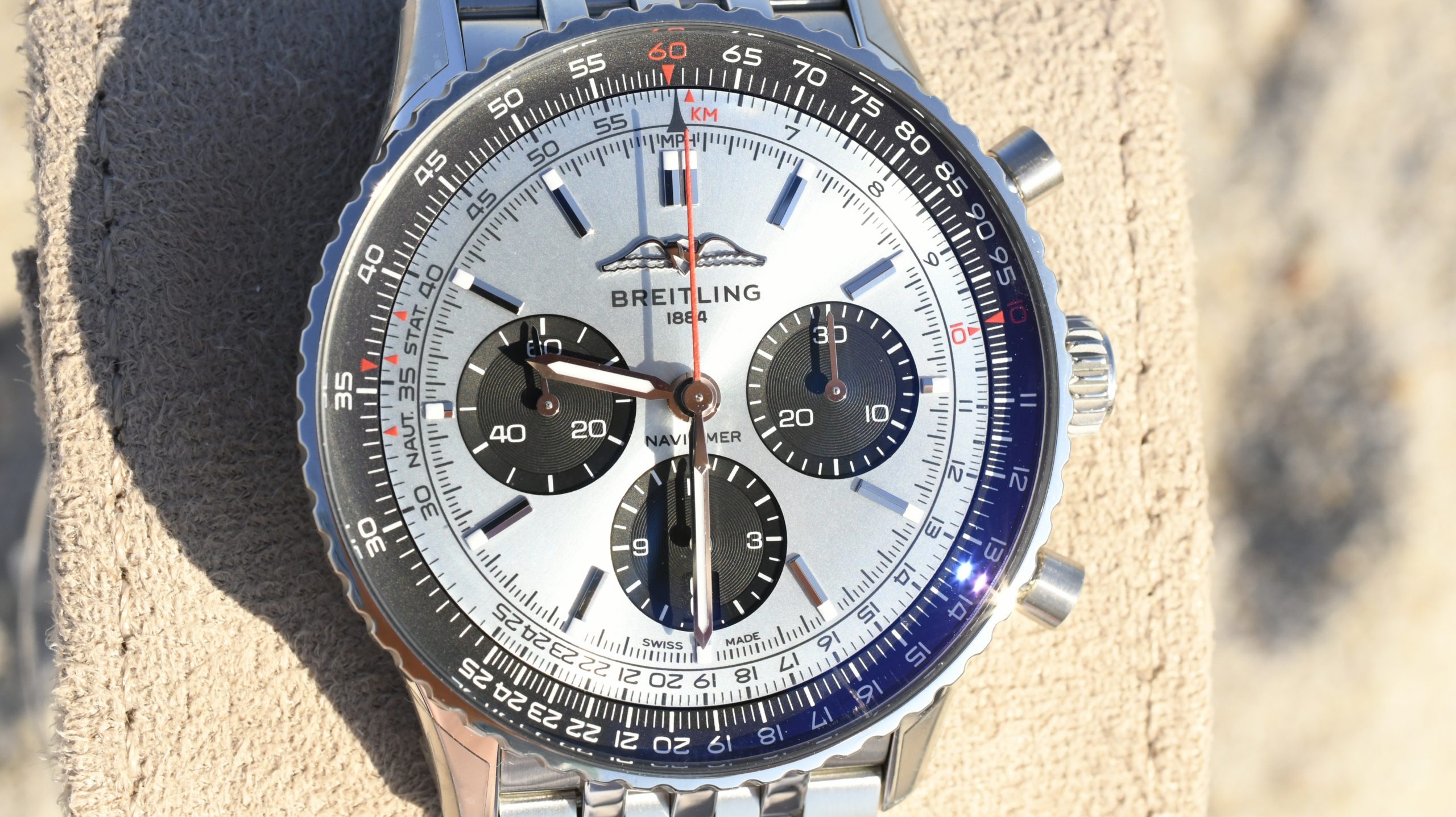 FS: Breitling Navitimer B01 Chronograph 43 Very Rare Ice Blue Face ...