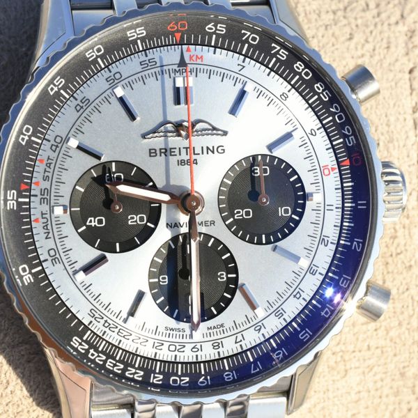 FS: Breitling Navitimer B01 Chronograph 43 Very Rare Ice Blue Face ...