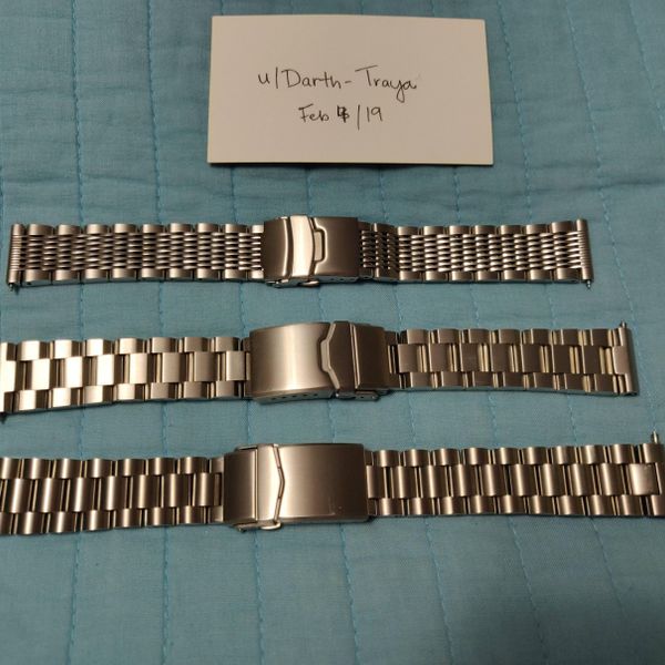 [WTS] 20mm Straight Endlink Bracelets - Strapcode (x2) and Watchgecko ...