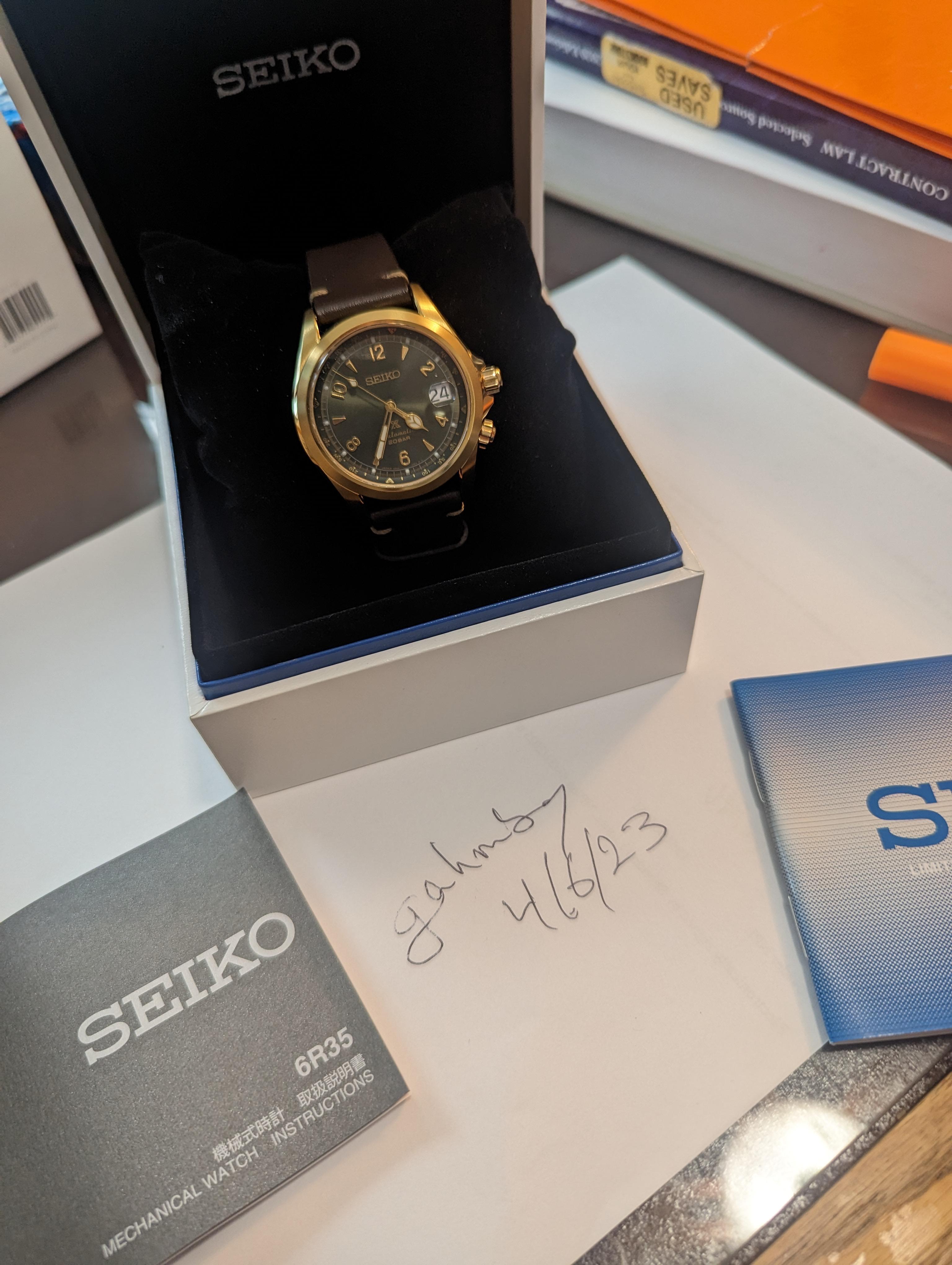 [WTS] Seiko SPB210 Gold Alpinist | WatchCharts