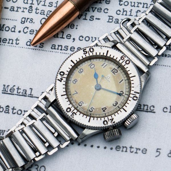 SOLD Omega CK2129 Weems WWII pilot watch | WatchCharts Marketplace