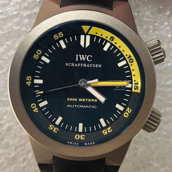 FS: IWC Aquatimer 2000m Titanium Diver | WatchCharts Marketplace